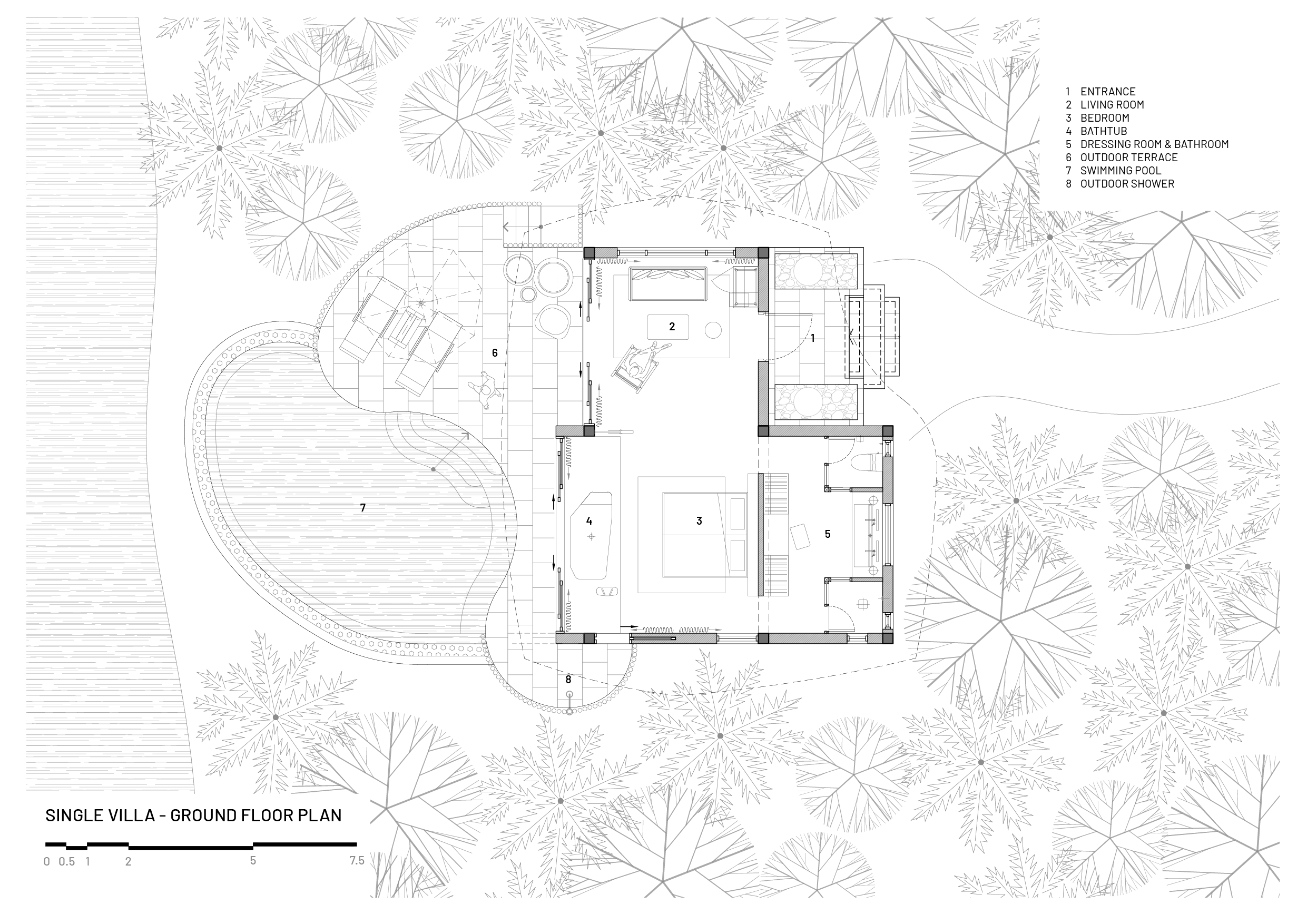 architecture bioclimatique | NAMIA RIVER RETREAT - Wellness Inclusive ...